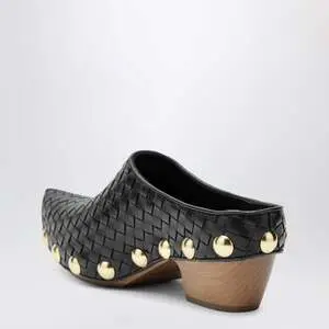 Bottega Veneta Gondola Studded Woven Leather Clogs
