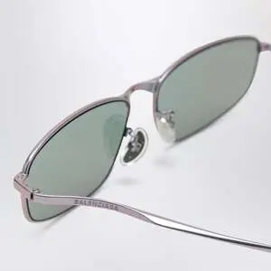 Balenciaga Rectangular Metallic Sunglasses
