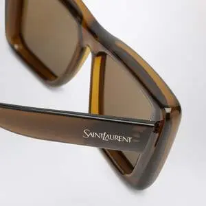 Saint Laurent Sl 900 Howl Square Sunglasses - Green