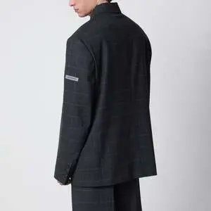 Balenciaga Check Wool Jacket