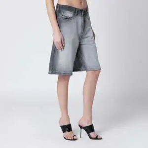 DIESEL® Denim Bermuda Shorts - Black