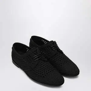 Dolce & Gabbana Woven Fabric Derby - Black