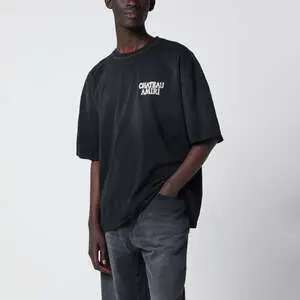 Amiri T-shirt With Chateau Logo - Black