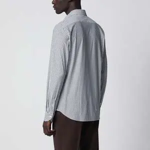 XACUS White Active Striped Tailor Fit Shirt
