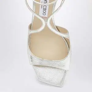 JIMMY CHOO Azia 75 Sandal - Metal