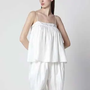 ROTATE BY BIRGER CHRISTENSEN Sleeveless Striped Viscose Top
