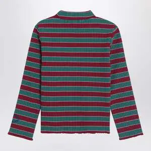 BOBO CHOSES Ribbed Striped Cotton Sweater