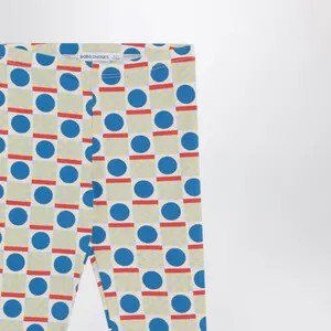 BOBO CHOSES Leggings With Multicolour Geometric Pattern