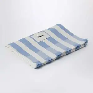 TEKLA Light Blue/white Striped Beach Towel
