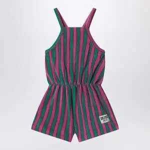 BOBO CHOSES Striped Terry Jumpsuit - Multicolor