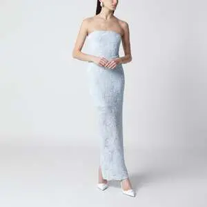 ROTATE BY BIRGER CHRISTENSEN Floral Mesh Sheath Dress