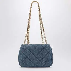 Chloé Heritage Small Quilted Denim Shoulder Bag