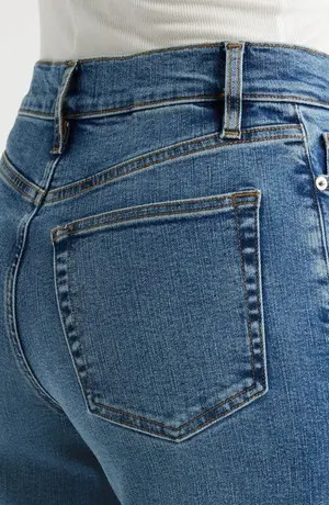 FRAME Le Slim Palazzo Cuffed High-waist Wide-leg Jeans - Canals