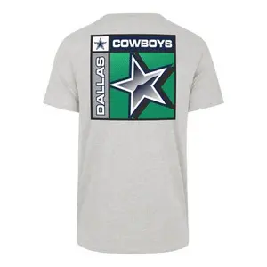 '47 Dallas Cowboys Chrome Plate Franklin T-shirt - Heather Gray