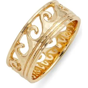 KIARA BY KI-ELE Lanikai Waves Ring - Gold