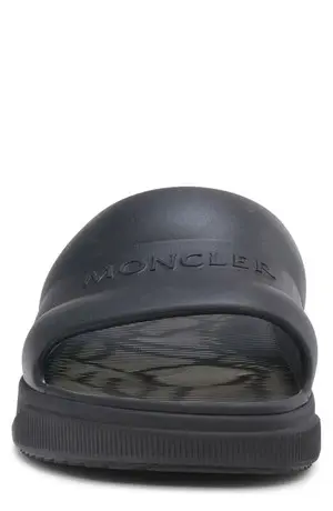 Moncler Logo Slide Sandal - Black