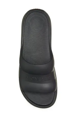 Moncler Logo Slide Sandal - Black
