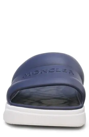 Moncler Logo Slide Sandal - Blue