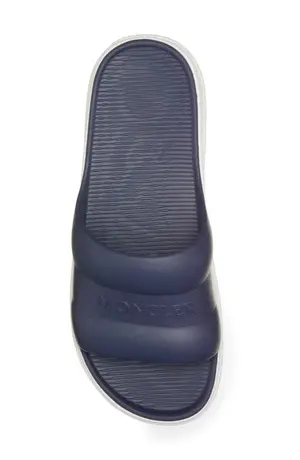 Moncler Logo Slide Sandal - Blue