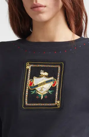 BODE Bullion Card Graphic Cotton Sweatshirt