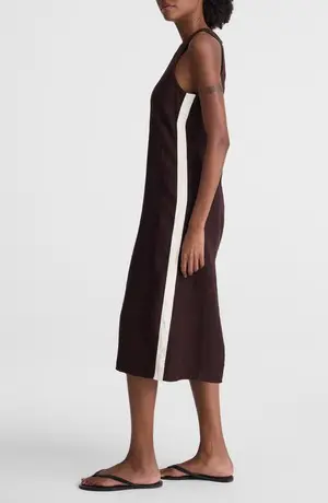 Madewell Sleeveless Linen Maxi Dress