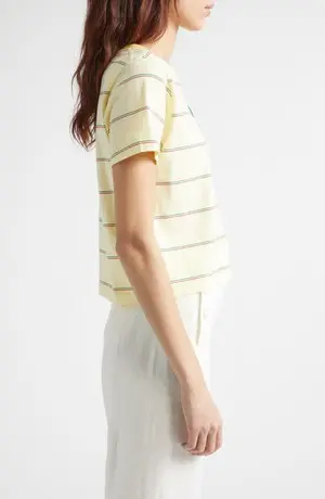 BODE Summertime Stripe Cotton T-shirt