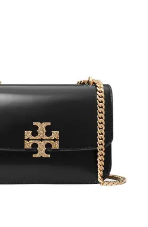 Tory Burch Small Eleanor Pavé Convertible Leather Shoulder Bag