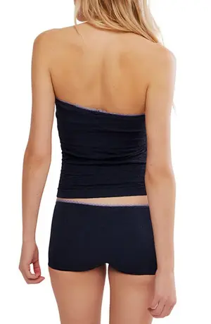 Free People Jacquard Tube Top - Black Combo