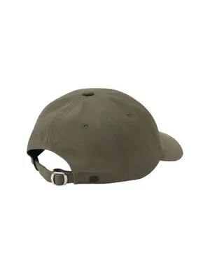 VOWELS Cotton Twill Cap With Logo - Olive