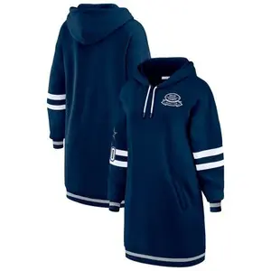 WEAR BY ERIN ANDREWS Dallas Cowboys Hoodie Dress - Navy