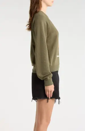 RE/DONE Classic Tini Time Crewneck Sweatshirt