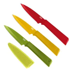 KUHN RIKON Straight & Serrated Paring Knife Set - Multicolor