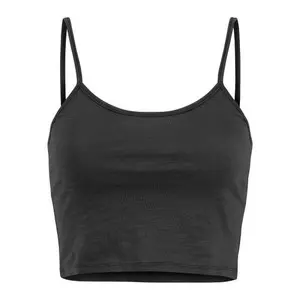 LEZAT Tegan Organic Cotton Cami Tank - Black