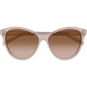 SAINT LAURENT 57mm Cat Eye Sunglasses