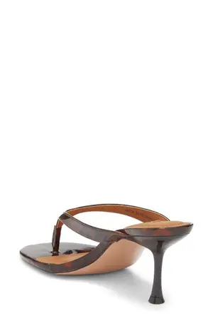 Steve Madden Heeled Flip Flops - Tortoise