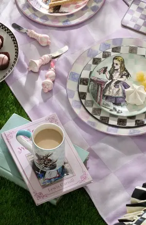 MACKENZIE-CHILDS Royal Rabbit Mug - Blue