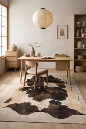 RHACAM Eco Hides Cowhide Rug 7'11" × 6'4"