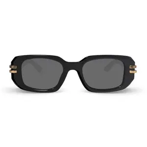YOUZEY Monaco Square Sunglasses - Black