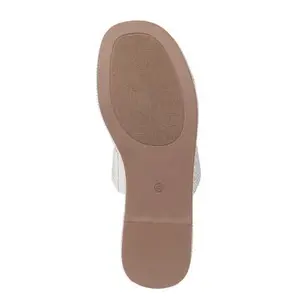 LAUREN LORRAINE Platform Slides - Silver