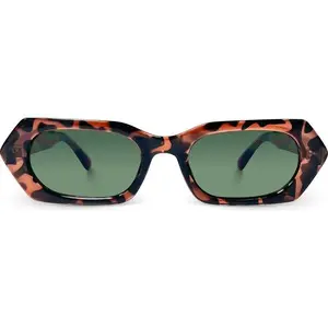YOUZEY Starlight Rectangle Sunglasses - Tortoise