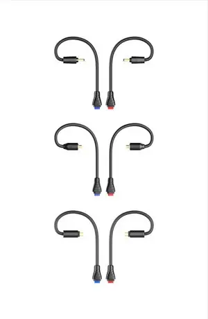 MEE AUDIO Bt3 Bluetooth Wireless Adapter Cable For In-ear Monitors With 3 Connectors