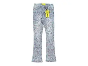 GUAPI Embellished V3 Denim Jeans - Aqua Blue