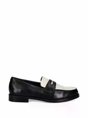 Clarks Scalloped Loafers - Black