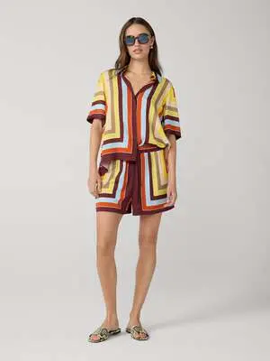 Diane Von Furstenberg Frill Shorts For Women