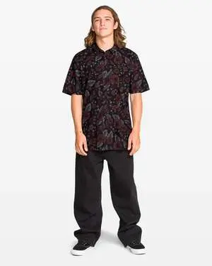 Volcom Scaler Stone Woven Short Sleeve Shirt
