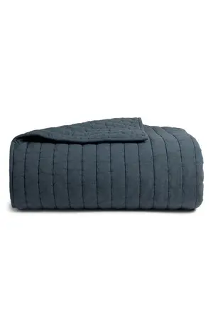PARACHUTE Garment Dye Channel Quilted Quilt - Dusk