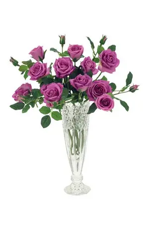 MARK ROBERTS Luscious Garden Rose Natural Touch - Lavender