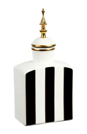 MARK ROBERTS 13" Classic Stripe Jar With Lid