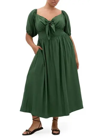 City Chic Villa Roma Maxi Dress - Jungle