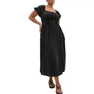 City Chic Square Neck Day Dresses